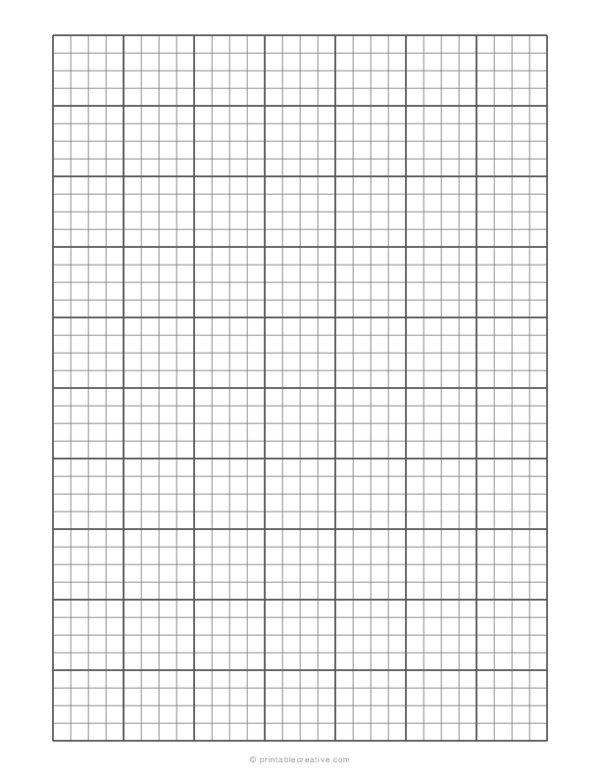Printable 1 4 Inch Graph Paper